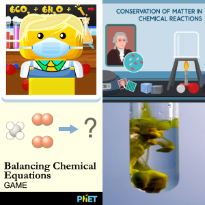 Student Lesson: Conservation of Matter in Chemical Reactions MS-PS1.B-2 ...